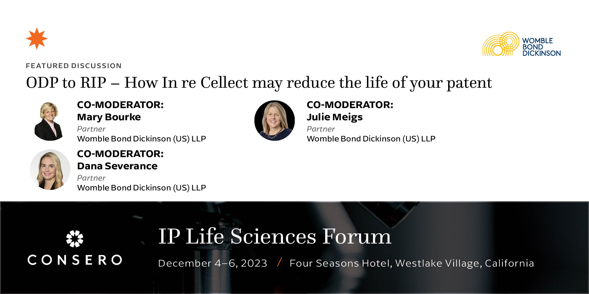 Mary Bourke, Julie Meigs & Dana Severance to Discuss Impact of In Re Cellect on Patents at ...