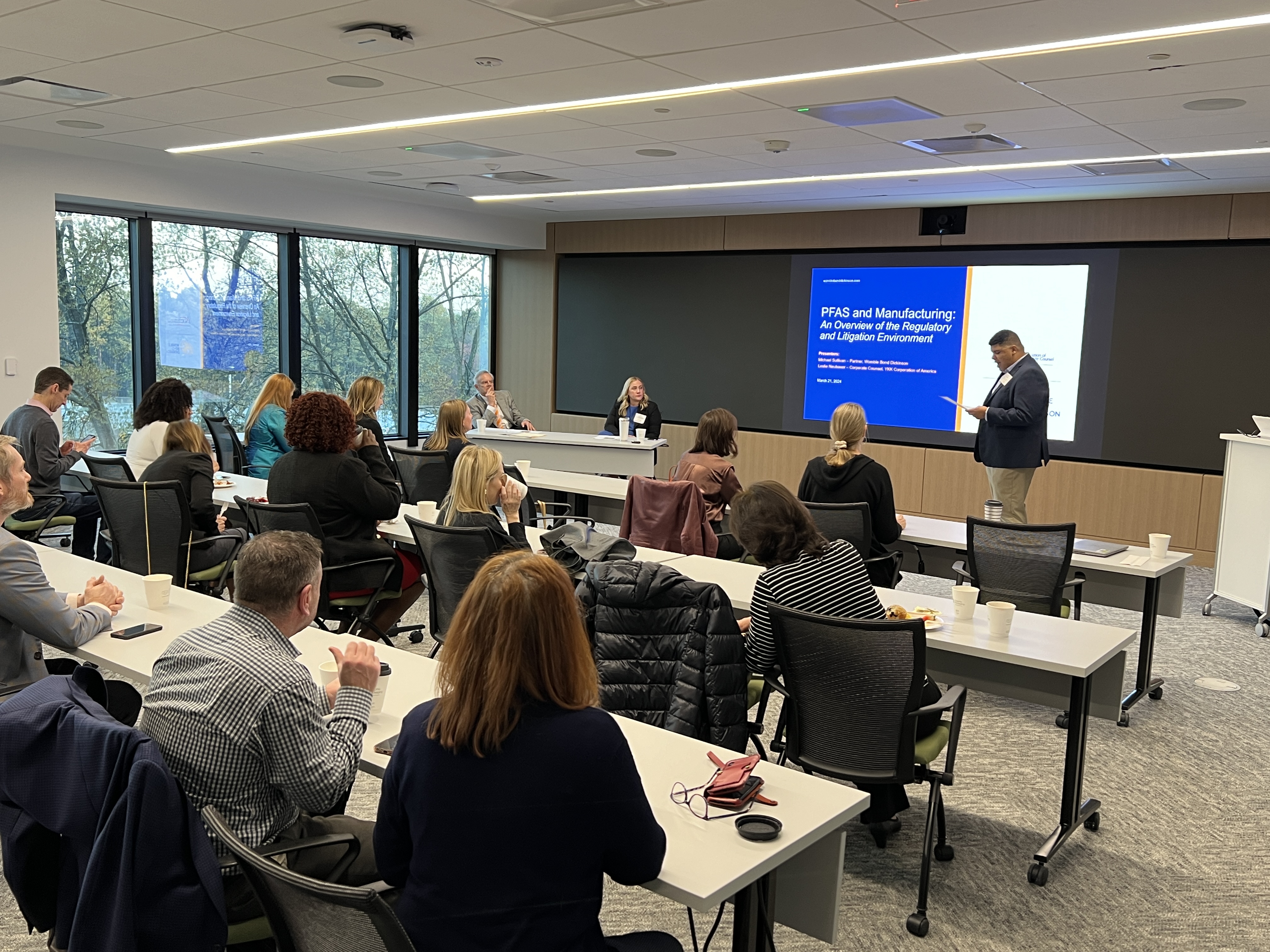 Womble Bond Dickinson Attorney Michael Sullivan Presents with YKK ...